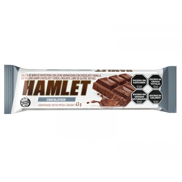 HAMLET CHOCOLATOSO 43g - Dulcilandia Paraná
