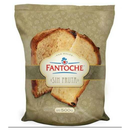 PAN DULCE FANTOCHE SIN FRUTA 500g - Dulcilandia Paraná