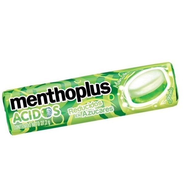 MENTHO PLUS ACIDO MANZANA 12u 28g - Dulcilandia Paraná