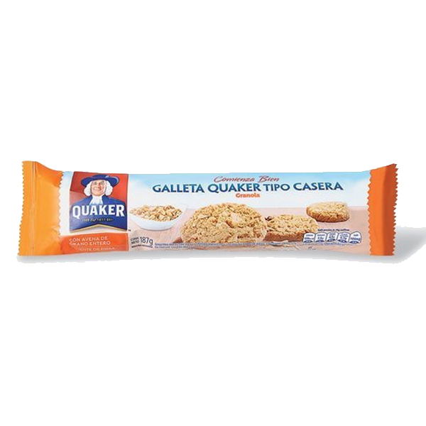 QUAKER GALLETA AVENA GRANOLA 187g - Dulcilandia Paraná
