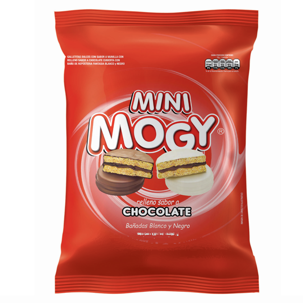 ALFAJOR MINI MOGY RELL CHOCOLATE BAÑO SURTIDO 250g - Dulcilandia Paraná
