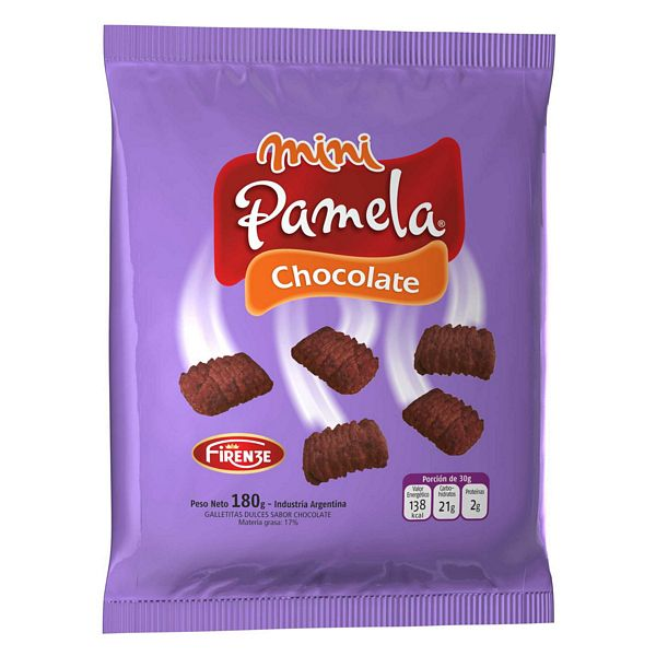 MINI PAMELA CHOCOLATE 180g - Dulcilandia Paraná