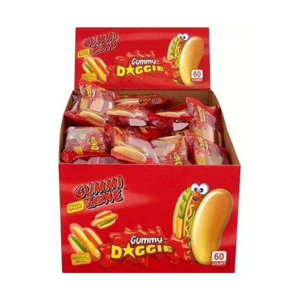 GUMMI ZONE DOGGIE XXL 28g - Dulcilandia Paraná