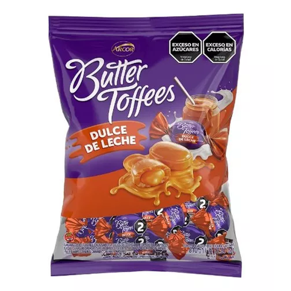BUTTER TOFFEES RELLENO DULCE DE LECHE 810g - Dulcilandia Paraná