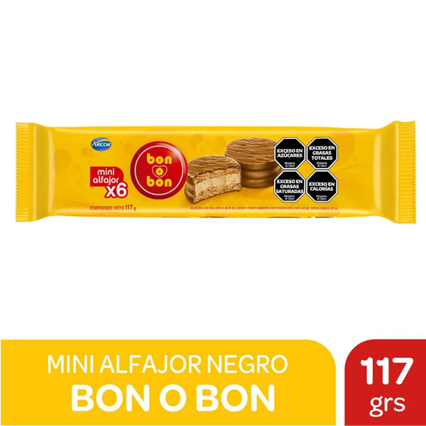 ALFAJOR BON O BON MINI 6u 117g - Dulcilandia Paraná