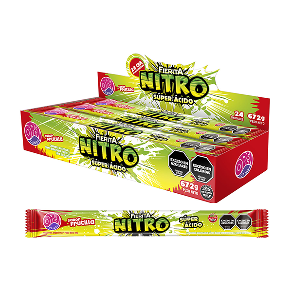 MASTICABLE OPEN CANDY 24CM NITRO 24u - Dulcilandia Paraná