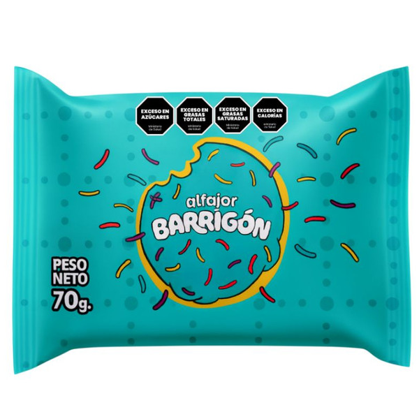 ALFAJOR BARRIGON BLANCO 70g - Dulcilandia Paraná