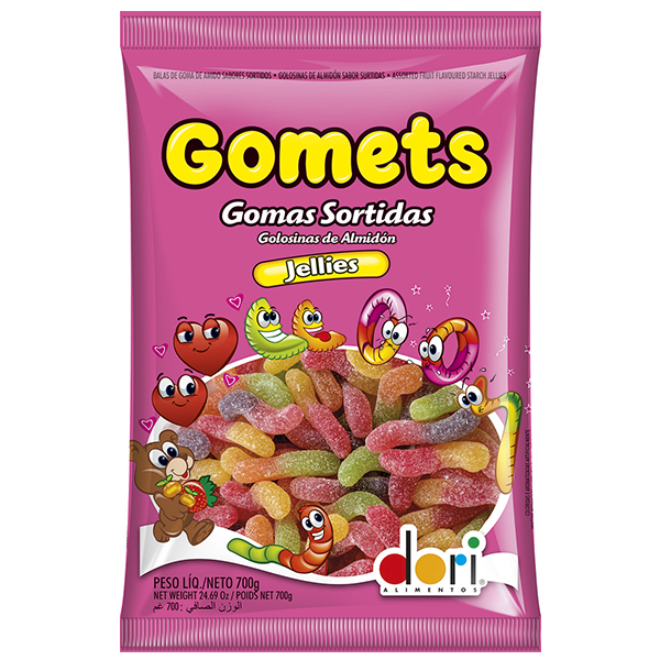 GOMA DORI MINHOCA 700g - Dulcilandia Santa Fe