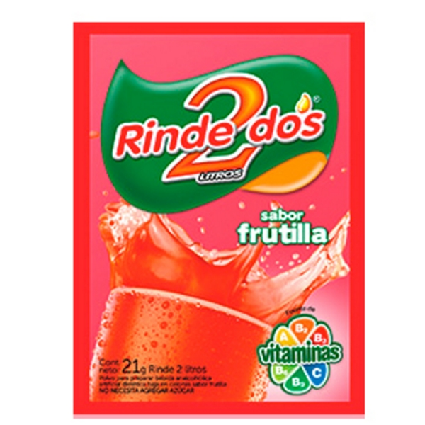 RINDE2 FRUTILLA 20u 18g - Dulcilandia Santa Fe