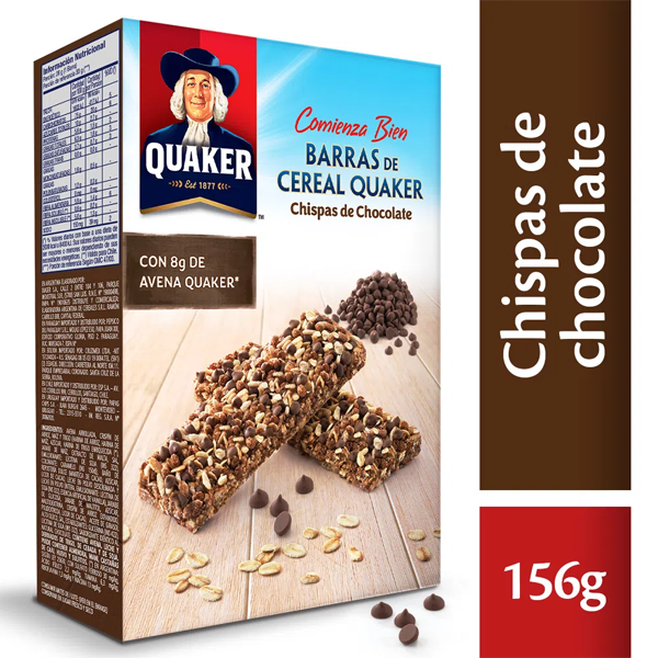 QUAKER BARRA CHISPAS CHOC 6u 156g - Dulcilandia Santa Fe