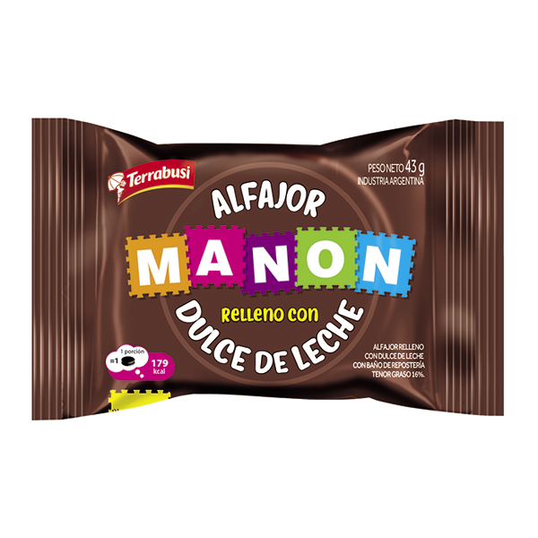 ALFAJOR MANON DULCE DE LECHE 43g - Dulcilandia Santa Fe