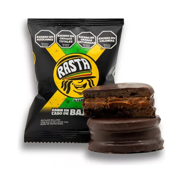 ALFAJOR RASTA NEGRO 70g - Dulcilandia Santa Fe
